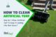 Artificial Turf Cleaning Tips: How To Clean Artificial Turf